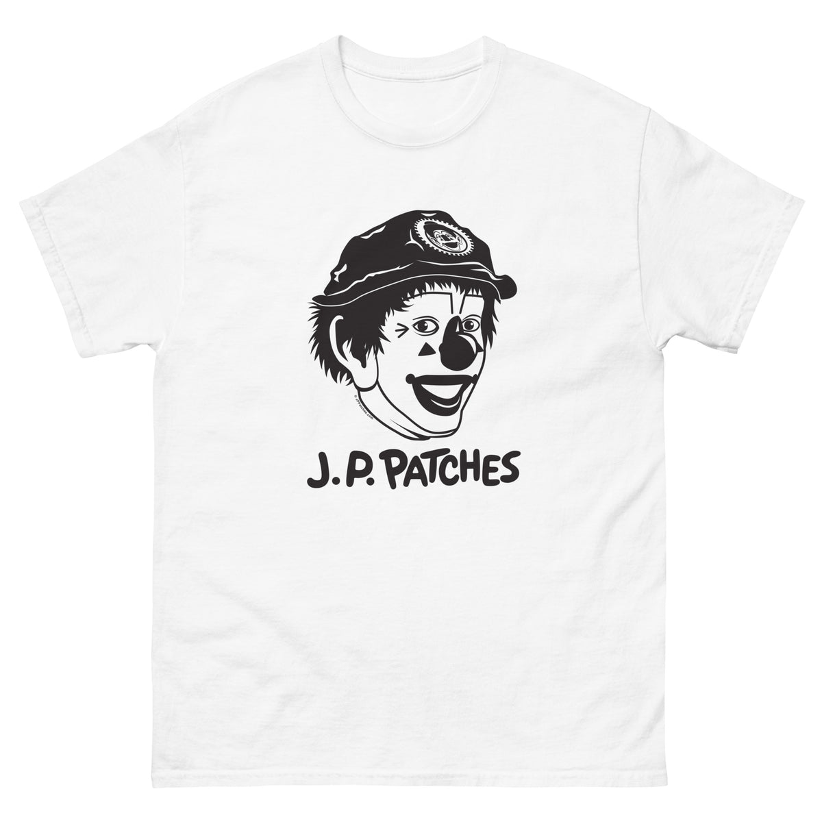 J.P. Patches Black and White T-shirt – JPPatches.com